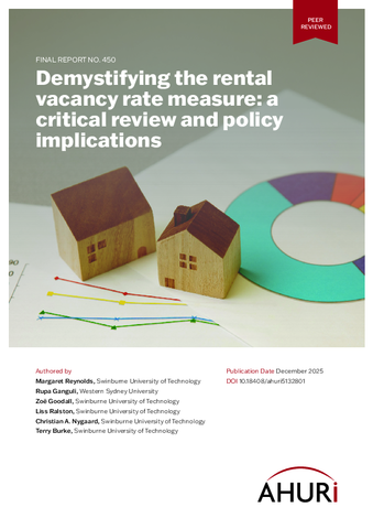 Demystifying the rental vacancy rate measure: a critical review and ...